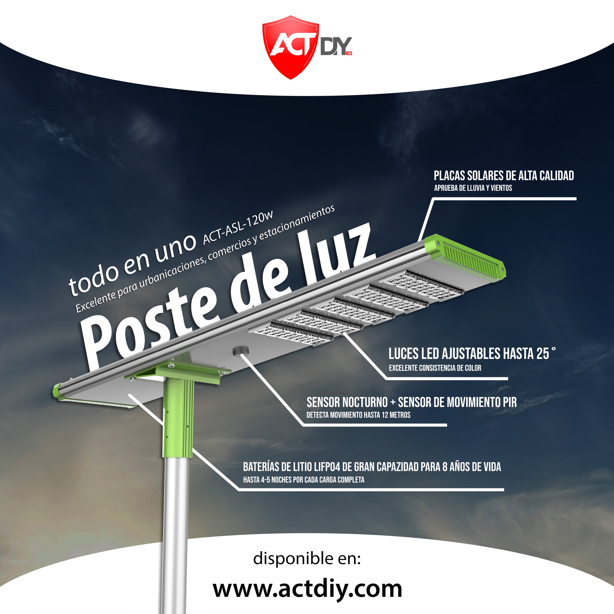 SOLAR LED LIGHTS – ACT DIY